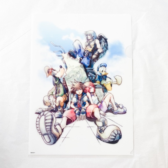 Disney | Office | Disney Kingdom Hearts Clear File Folder | Poshmark